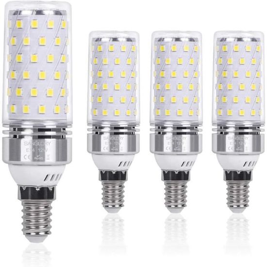 Ampoule Led E14 Blanc Froid, 12W Équivalent 100W Ampoule Incandescente, 6000K Ampoules Led Culot ...