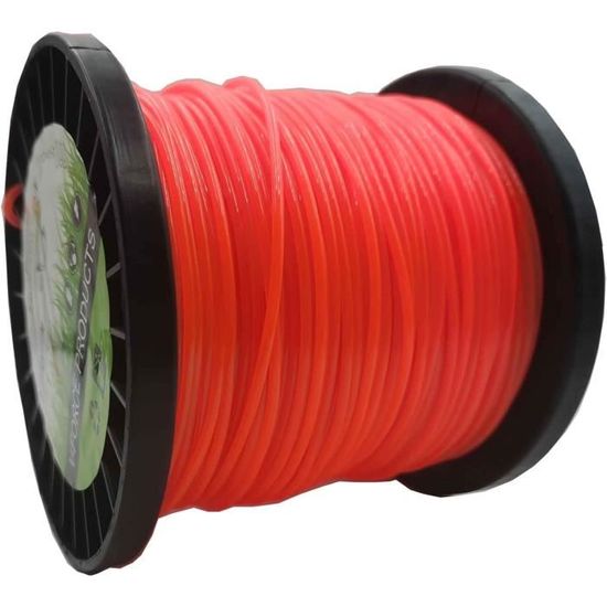 Fil de débroussailleuse très résistant 2,4 mm x 100 m pour débroussailleuse à essence A1490 ...