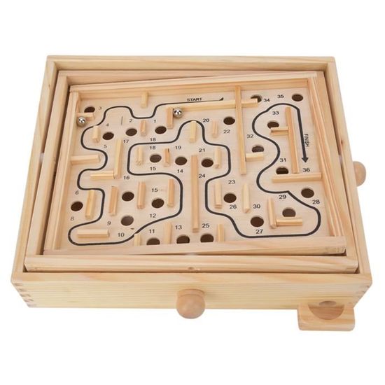 Omabeta Jouet en bois Labyrinthe éducatif en bois pour enfants et ...