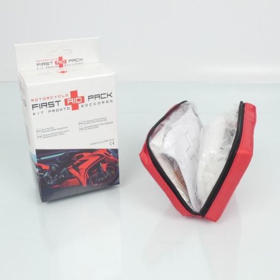 Kit premiers secours trousse de soin DIN13167-2014 RMS pour moto deux ...