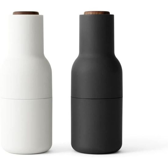 Menu - Set de 2 Moulins à Poivre-Sel Bottle Grinders (Cene-Carbone ... Menu - Set de 2 Moulins à Poivre-Sel Bottle Grinders (Cene-Carbone ...