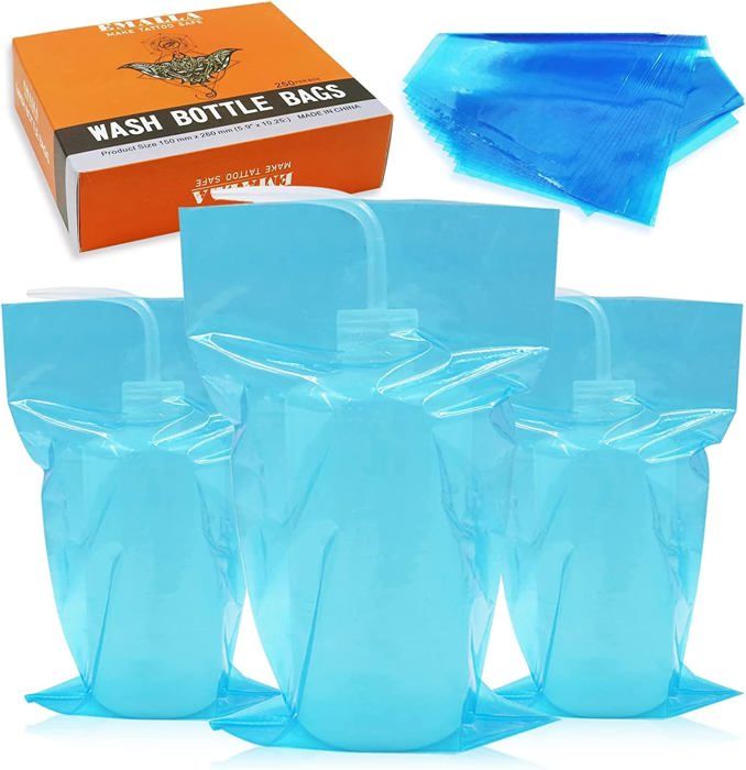 Lot de 250 sachets jetables pour bouteilles de tatouage, housses de ...