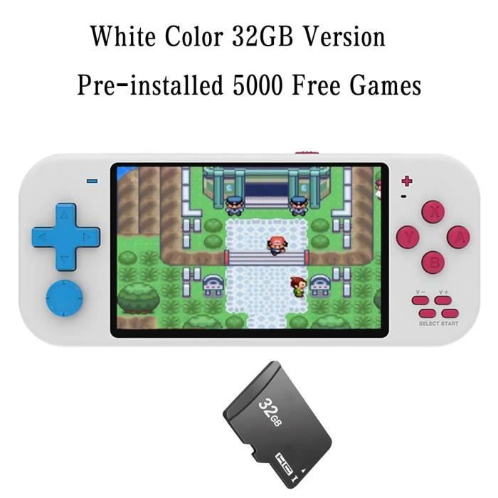 Blanc 32 Go - X20 Mini mise à jour de la Console de jeu Portable ...