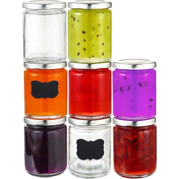 Bocaux Conserves Et Confitures - Praknu 25 Pots Conservation Verre 230 ...