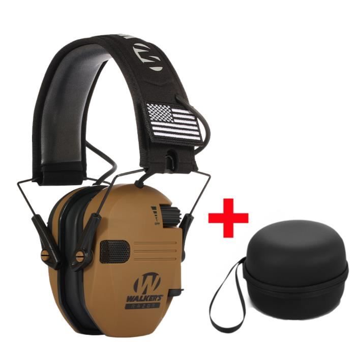 T-4 jaune Avec boîte - Casque Antibruit Tactique Pliable Pour Prise De ...