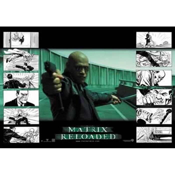 MATRIX - Reloaded - Morpheus Scenes - 68,5x98cm - AFFICHE - POSTER ...