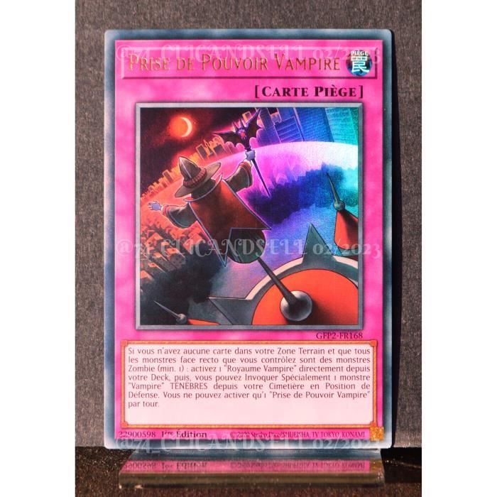 Carte YU-GI-OH GFP2-FR168 Prise de Pouvoir Vampire NEUF FR - Cdiscount ...