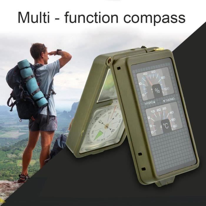 Lot de 2 compas 10 en 1 multifonctionnel compas boussole - Cdiscount Sport