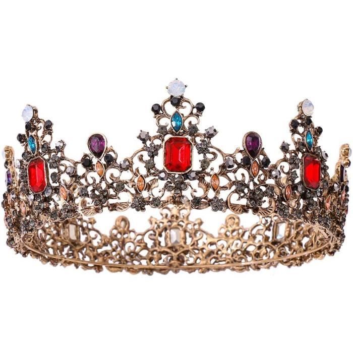 Couronne de reine baroque ornée de bijoux - diadèmes et couronnes de ...