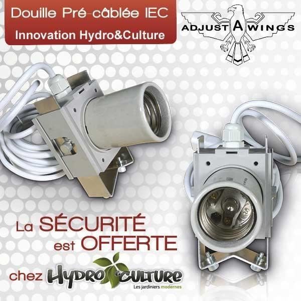 Douille Adjust-A-Wing® pré-cablée IEC - Cdiscount Jardin