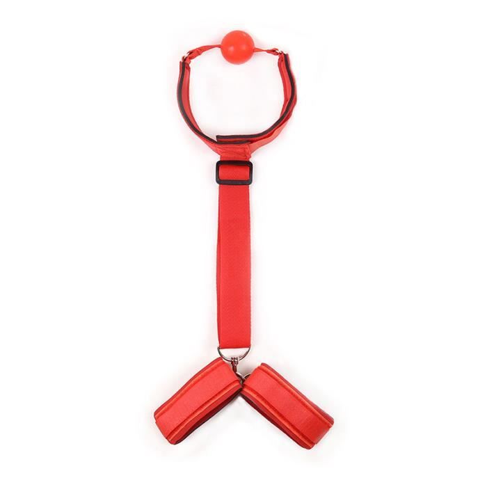 Rouge - Menottes et chevilles sous le lit pour adultes, jouets ...