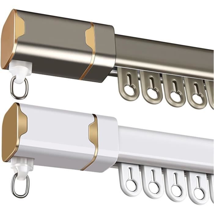 Rail Simple Pour Rideaux, Montage Au Mur Ou Au Plafond, Tringles À ...
