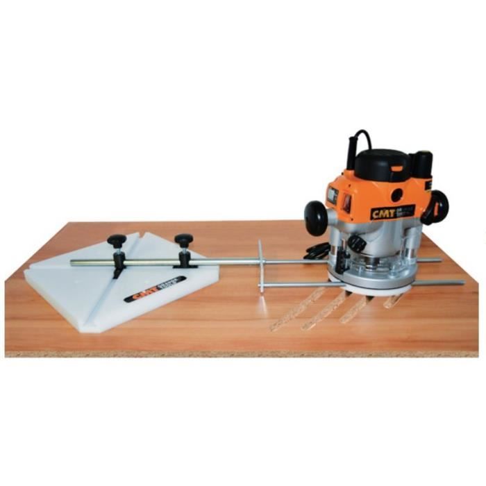 Gabarit ellipse/cercle pour défonceuse - CMT - CMT3000 - Blanc - Système pour arcs et ellipses ...