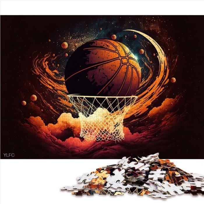 Cadeau De Jeu Puzzle Basket-Ball 1000 Pièces Puzzle En Bois Pour ...