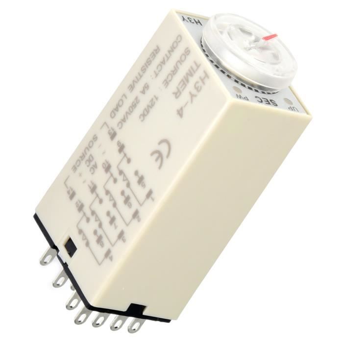 Power on Time Relay H3Y-4 Time Relay Pointer Control Power on Delay ...