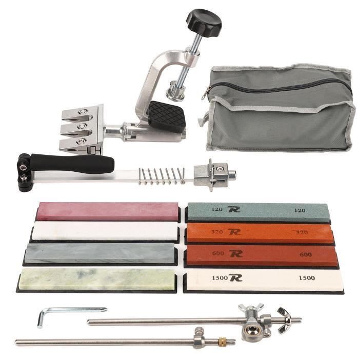 Fdit système d'affûtage de cuisine Kit d'affûtage de couteaux Système d'affûtage à angle fixe ...