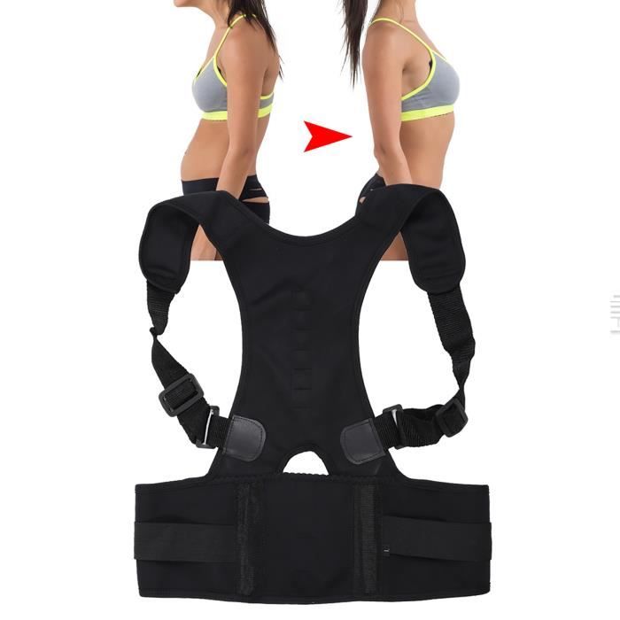 KIMISS orthèse de correcteur Correcteur de Posture Portable Brace Dos ...