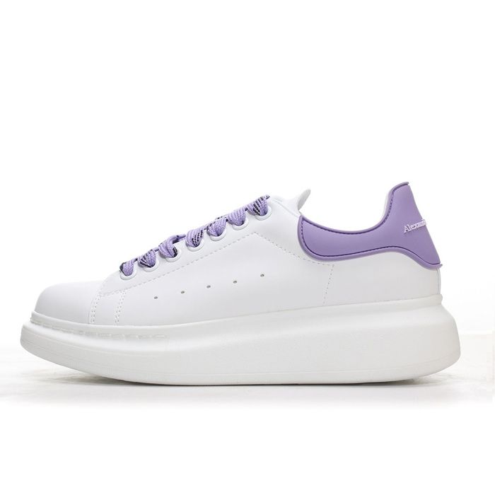 Alexanders Mcqueens Mc Femme Homme Chaussur Noir Et Blanche Blanc