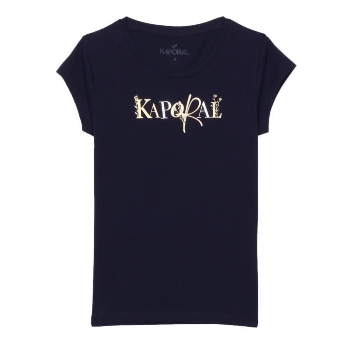 T-shirt Marine Fille Kaporal Elomi Bleu - Cdiscount Prêt-à-Porter