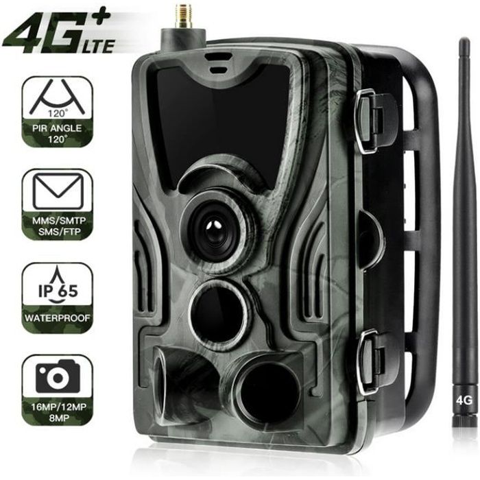 HC801LTE 4G Caméra de Chasse 940nm Vision Nocturne GSM MMS GPRS Pièges Photo Caméra de Traînée ...