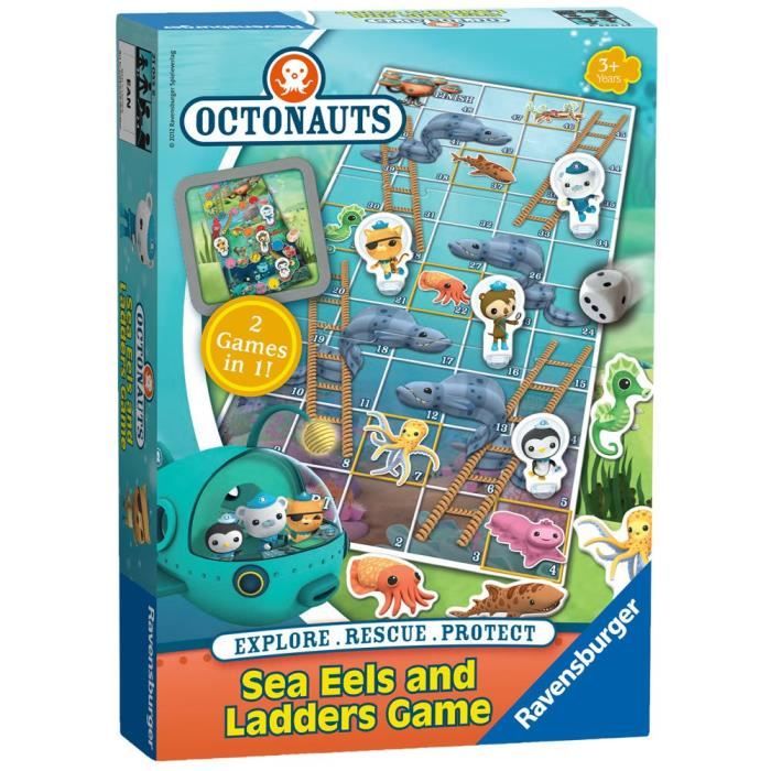Ravensburger 21055 Octonauts Sea Snakes And Ladders Game 1WKVEE ...