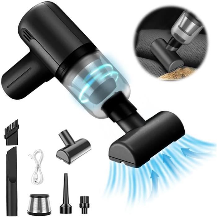 Aspirateur À Main Sans Fil, 9000Pa Mini Aspirateur De Voiture Puissant ...