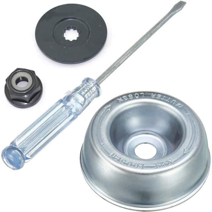 YUET Kit 4 Pièces ecrou Tete debroussailleuse Universelle, pour ...