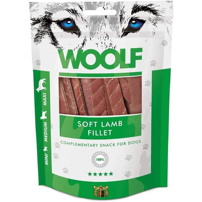 WOOLF Chien, Snack Bridon de Mouton Gr.100 - Cdiscount