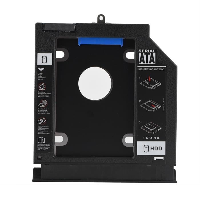ZJCHAO Disque dur HDD Bracket, Asixx Laptop Internal Enclosure SATA3.0 ...