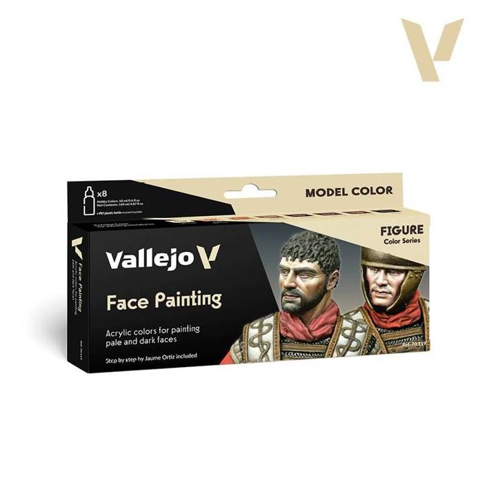 Vallejo Model Color Faces Set 8x - Peintures acryliques à base d'eau ...