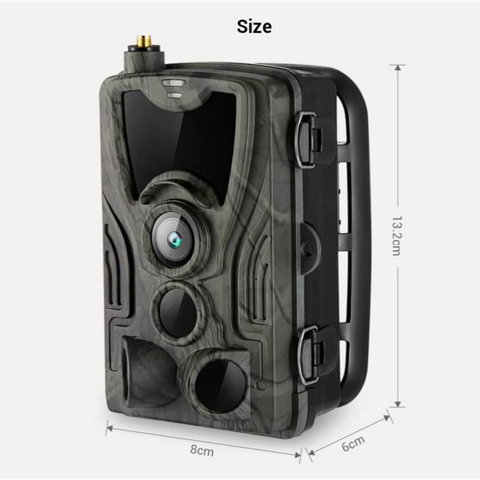 HC801LTE 4G Caméra de Chasse 940nm Vision Nocturne GSM MMS GPRS Pièges Photo Caméra de Traînée ...