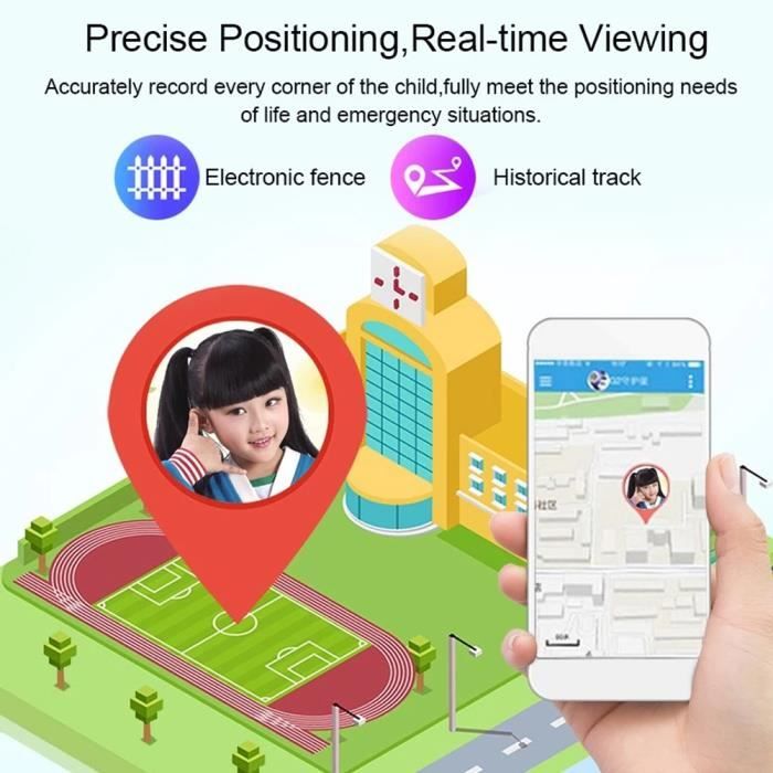 Smart Kids Montre-bracelet étanche Q16 jeu Smartwatch Emplacement ...