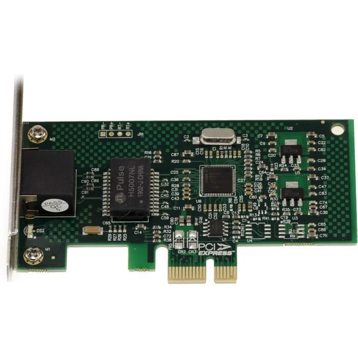 Carte Contrôleur Réseau Pcie 1 Port Rj45 Gigabit Ethernet 1G Avec ...