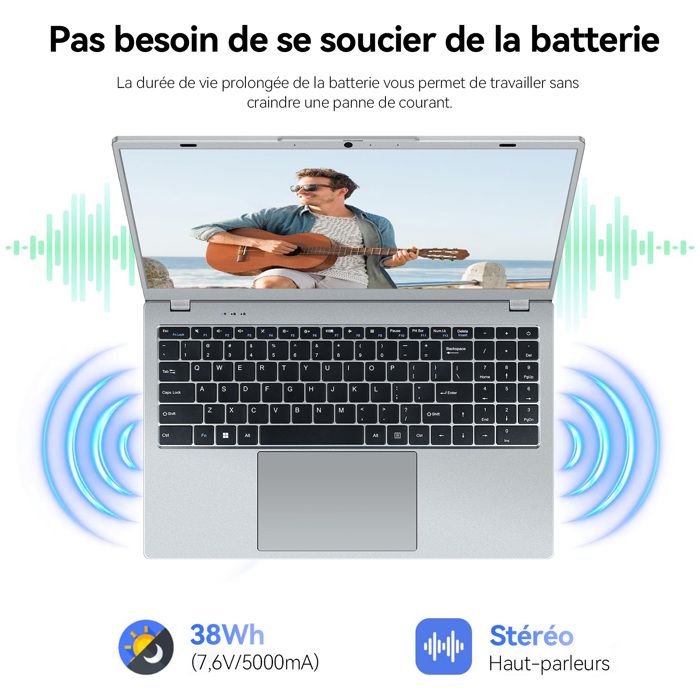 PC portable - 15.6"FHD - 32 Go de RAM 512 Go SSD - Intel® Pentium® Gold ...