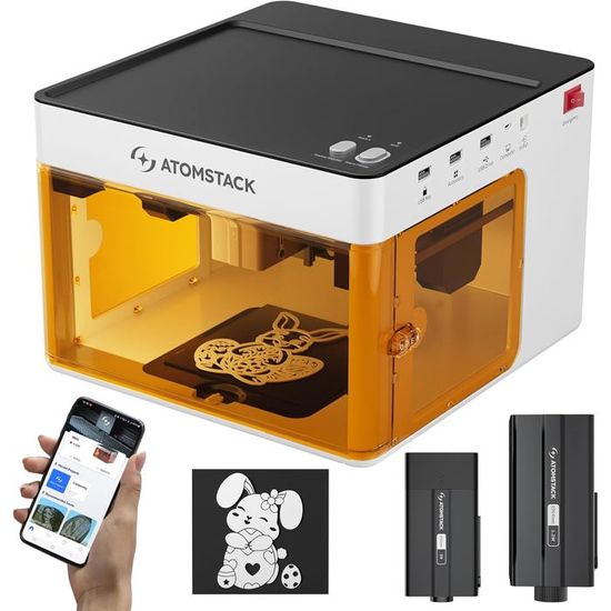 Atomstack P1 Dual Light Laser Engraver 5W Blue Light+1.2W Red Light ...