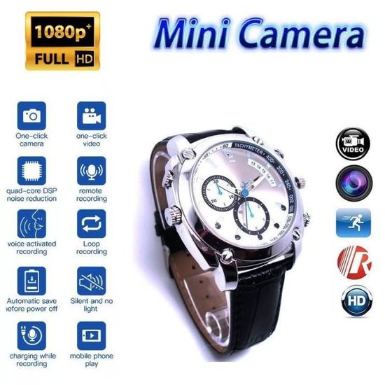 Caméra de surveillance D2 Plus avec 8G-Minuscule caméra espion Oculta ...
