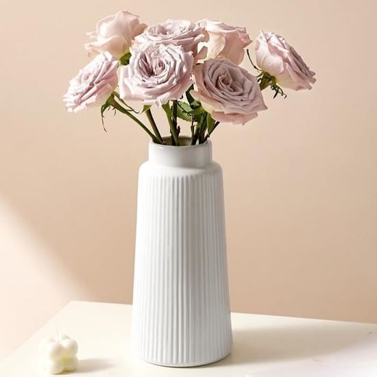 Vase Céramique Blanc Pour Fleur Vases Blancs Pour Pampa Et Fleurs ...