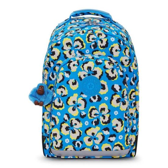 Kipling Back To School Print Class Room Large Backpack L Leopard Floral ...