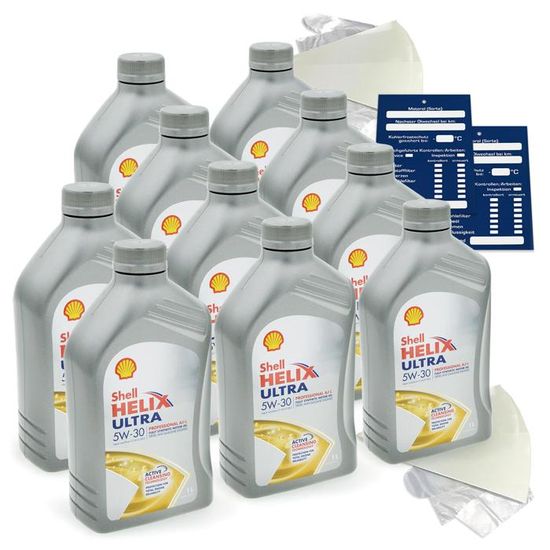 10 litres original Shell Helix Ultra Prof AF-L 5W30 huile moteur ...