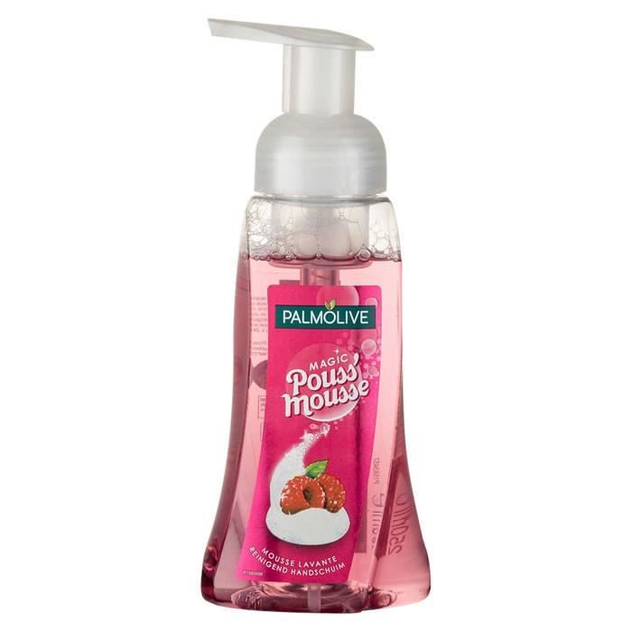 LOT DE 24 - PALMOLIVE Magic Pouss'mouss Mousse lavante Framboise pour ...