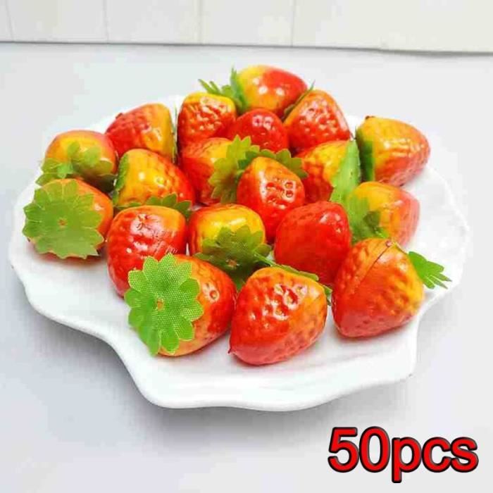 Mini Fruits artificiels petite mousse Faux ornement décoration table à ...