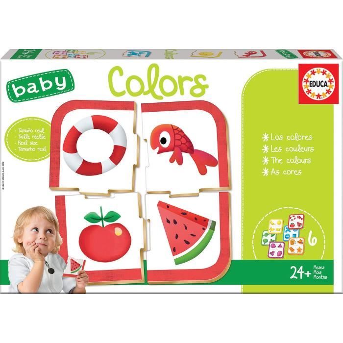 EDUCA baby - Puzzle les couleurs - Cdiscount Jeux - Jouets