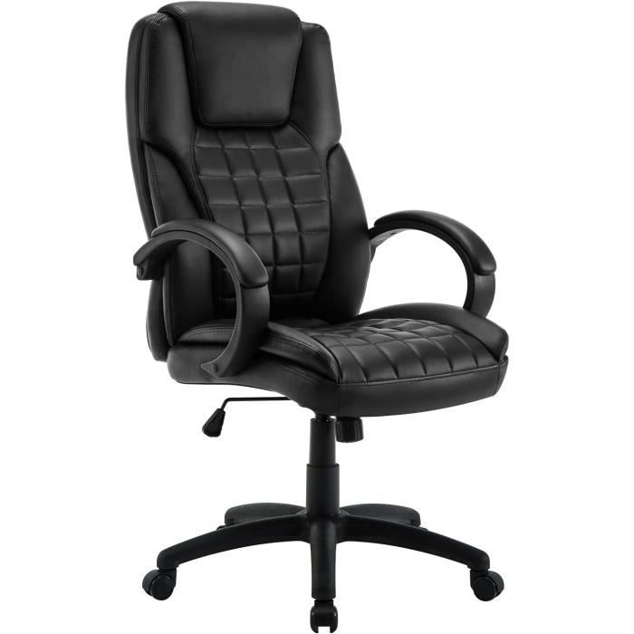 Chaise de Bureau, Fauteuil de Bureau Ergonomique, Chaise Exécutive pour ...