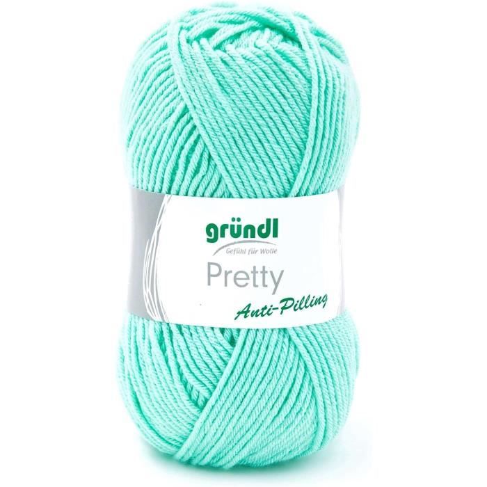 Pelote De Laine Pretty - 100 G-166 M - Pour Crochet Et Tricot - 100 % ...