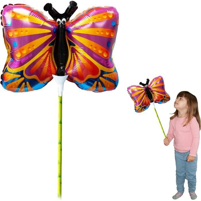 Ballon Gonflé Papillon De Ballooniacs - Deluxebase - Multicolore - 21 ...
