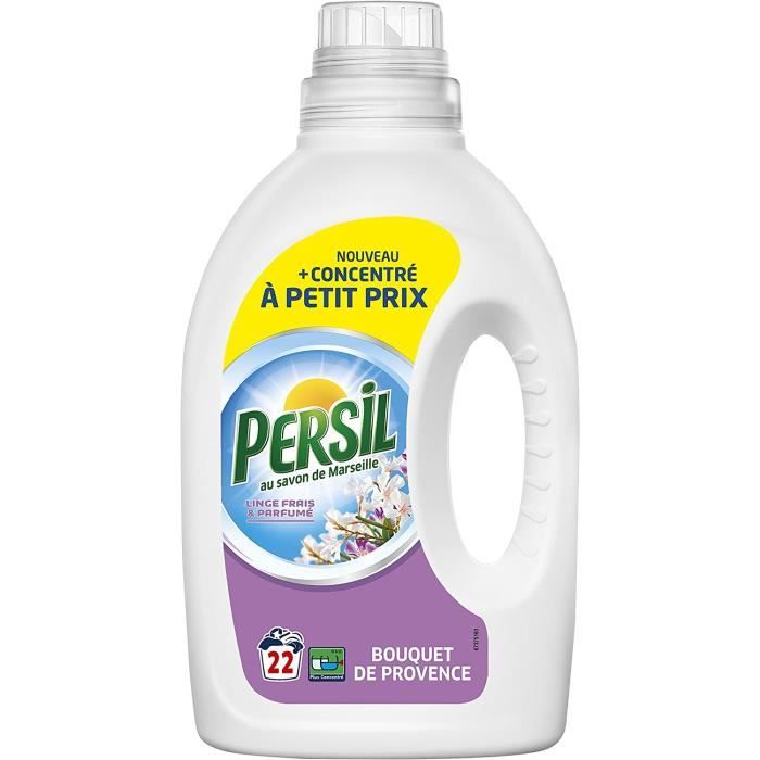 PERSIL Lessive Liquide Bouquet de Provence 1,1 L 22 Lavages - Lot de 2 ...