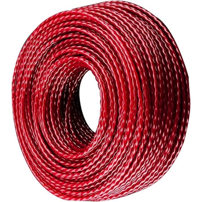 Fil de coupe rond pour débroussailleuse-En nylon-2 mm de diamètre-90 m[~132] - Cdiscount Jardin