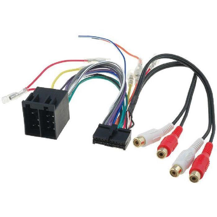 Connecteur Autoradio - CLATRONIC - 20PIN - ISO - Universel - Noir ...