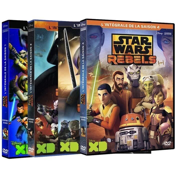 DVD Star Wars Rebels - Série complète Saisons 1-4 - Star Wars - Coffret ...