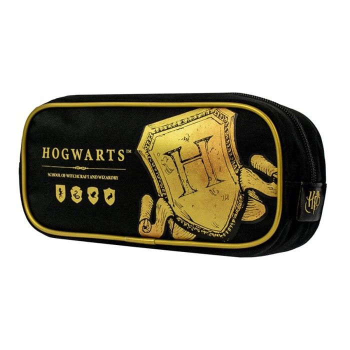 Trousse Harry Potter Poudlard Noir Et Or Unique Cdiscount